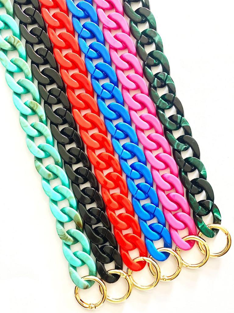 Acrylic Chain Bag Straps – 1984 Deluxe Brand